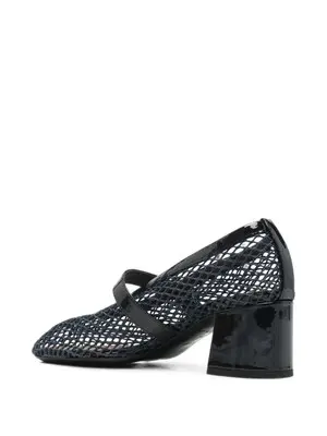Alaïa Leather And Net Mary Jane Pumps