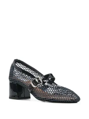 Alaïa Leather And Net Mary Jane Pumps