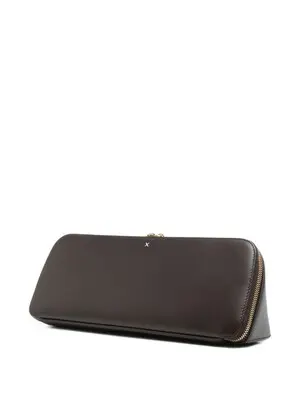 Alaïa Delta Leather Clutch
