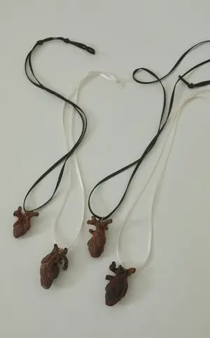 HEIRLOME Corazon De Copal Wood Necklace