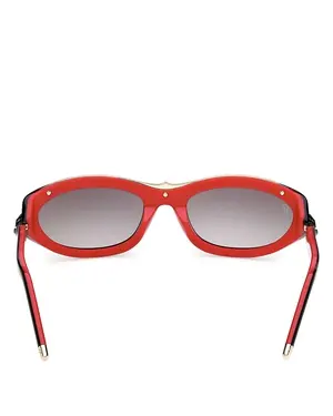 CHRISTIAN LOUBOUTIN Oval Sunglasses, 58mm