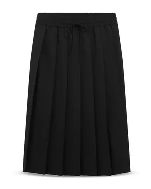 Gerard Darel Tosca Pleated Pull On Midi Skirt