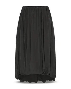 ST. AGNI Balloon Midi Skirt