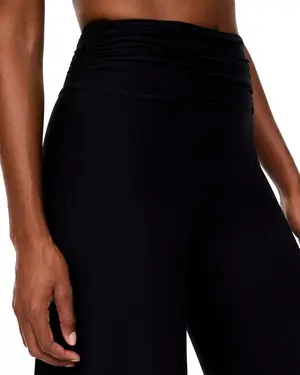 Spanx Smooth Onform Ruched Wide Leg Pants