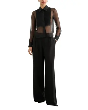 TOCCIN Conrad Silk Tuxedo Shirt