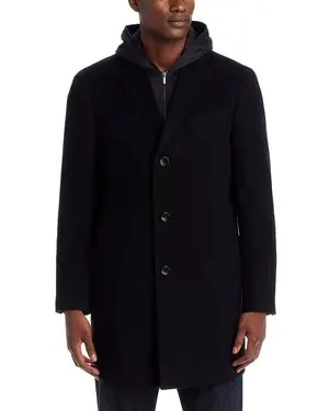 Cardinal Of Canada Titan Wool Blend Topcoat - Black