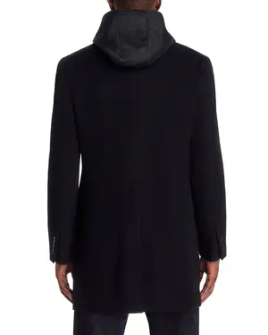 Cardinal Of Canada Titan Wool Blend Topcoat - Black
