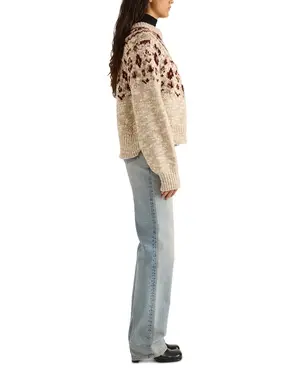 Proenza Schouler White Label Lizzie Crewneck Fair Isle Sweater
