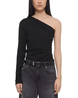 Helmut Lang Wool Asymmetric Neck Sweater