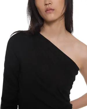 Helmut Lang Wool Asymmetric Neck Sweater