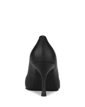 Jeffrey Campbell Leather Pointed Toe Stiletto Pumps - Black