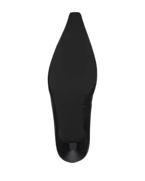 Jeffrey Campbell Leather Pointed Toe Stiletto Pumps - Black