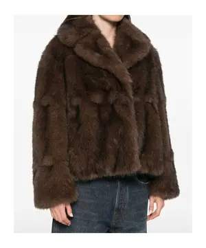 Ermanno Scervino Oversized-collar Faux-fur Jacket