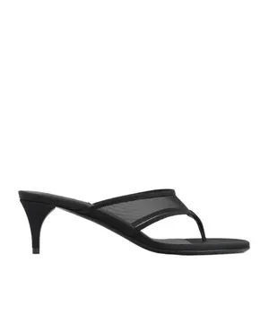 Alaïa Thong High-heeled Sandals - Black