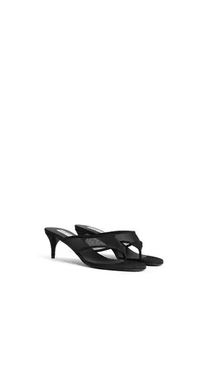 Alaïa Thong High-heeled Sandals - Black