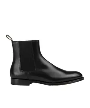 DOUCAL'S Elasticated-panel Pull-tab Ankle Boots
