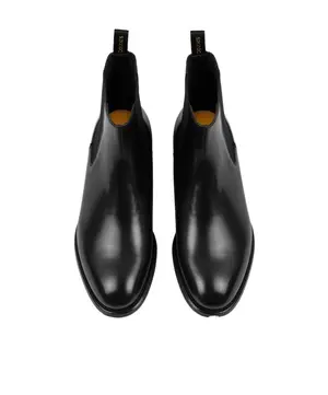 DOUCAL'S Elasticated-panel Pull-tab Ankle Boots