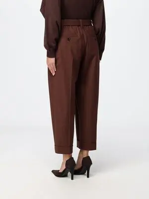 Brunello Cucinelli Belted Pleated Trousers