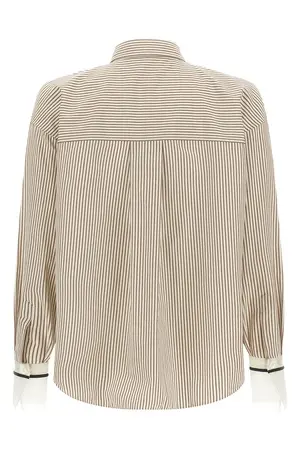 Brunello Cucinelli Collared Long-sleeve Shirt