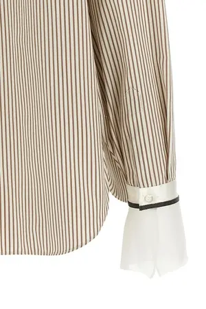 Brunello Cucinelli Collared Long-sleeve Shirt