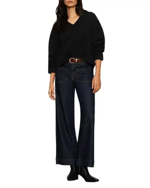 Sanctuary Vanna V Neck Sweater - Black