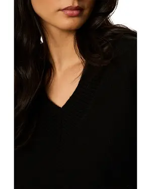 Sanctuary Vanna V Neck Sweater - Black