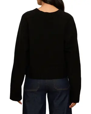 Sanctuary Vanna V Neck Sweater - Black