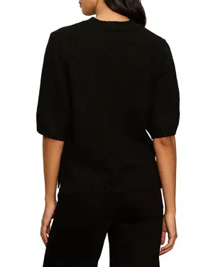 Sanctuary Perfect Sequin Short Sleeve Sweater