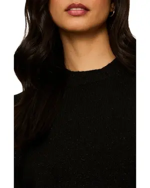 Sanctuary Perfect Sequin Short Sleeve Sweater