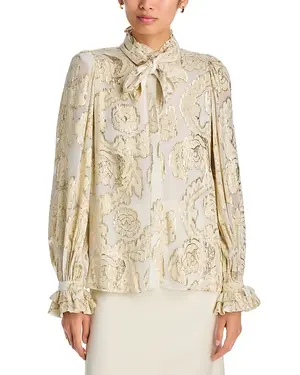 Kobi Halperin Niosha Tie Neck Blouse