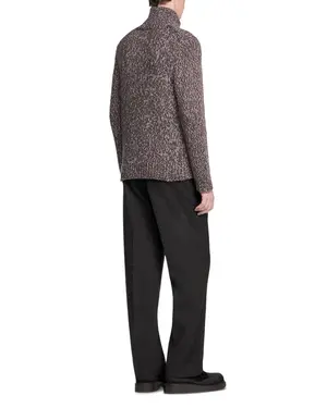 Sandro Textured Zip Cardigan Sweater