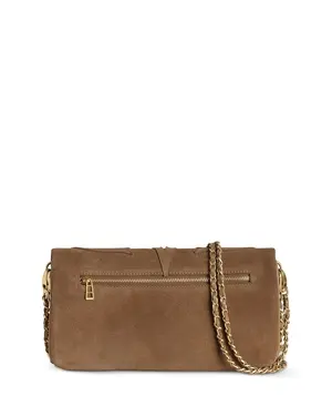 Zadig&Voltaire Rock Small Western Suede Shoulder Bag