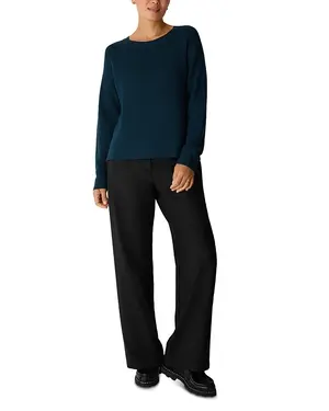 Eileen Fisher Merino Wool Crewneck Sweater - Atlan