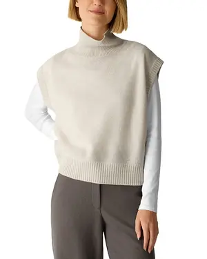 EILEEN FISHER Felted Wool Turtleneck Sweater