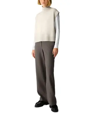 Eileen Fisher Felted Wool Turtleneck Sweater