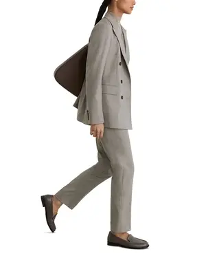 REISS Petite Darcy Wool Blend Slim Leg Pants