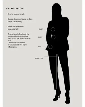 REISS Petite Lauryn Herringbone Wool Double Breasted Blazer