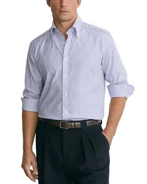 REISS Jackson Cotton Tailored Stripe Shirt