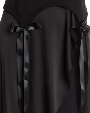 Simone Rocha Bow Tail Crewneck Tee - Black