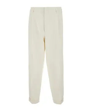 Brunello Cucinelli Straight Leg Pants - Beige