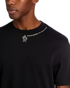Moncler Grenoble Graphic Short Sleeve Tee - Black