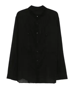 Rick Owens Jumbo Fogpocket Shirt - Black
