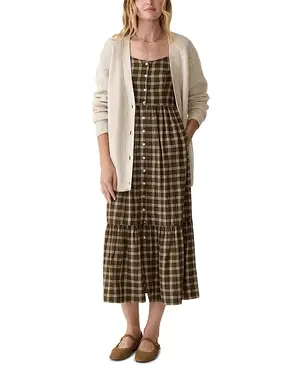 Marine Layer Merino Wool Boyfriend Cardigan - Cream