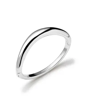 ANA LUISA Talia Bangle Bracelet - Silver