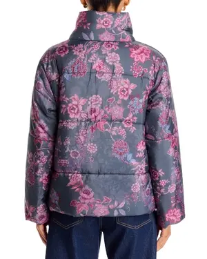 Johnny Was Funnel Neck Puffer Coat