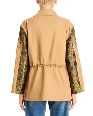 Johnny Was Oozie Cotton Embroidered Utility Jacket