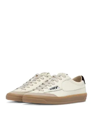 AUTRY Windscape Low Leather Sneakers - Brown