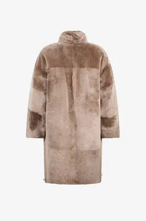 Brunello Cucinelli Shearling-trim Reversible Jacket