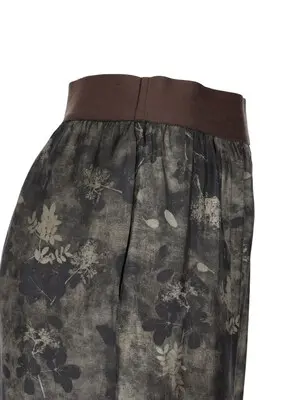 UMA WANG Pantalone Ampio In Viscosa E Cupro