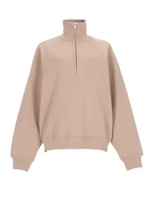AMI Paris Felpa Con Logo Ricamato